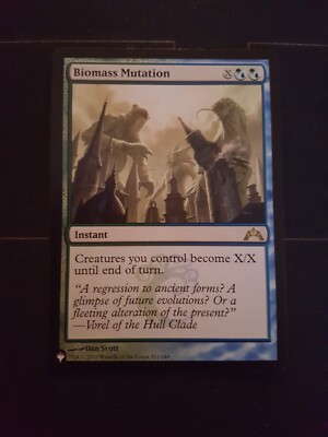 MTG - The List - Biomass Mutation (multicoloured, rare) | eBay Australia