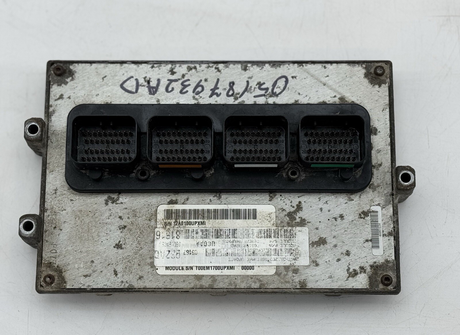 DODGE RAM 1500 5.7L ENGINE COMPUTER CONTROL MODULE ECU ECM 2010 ...