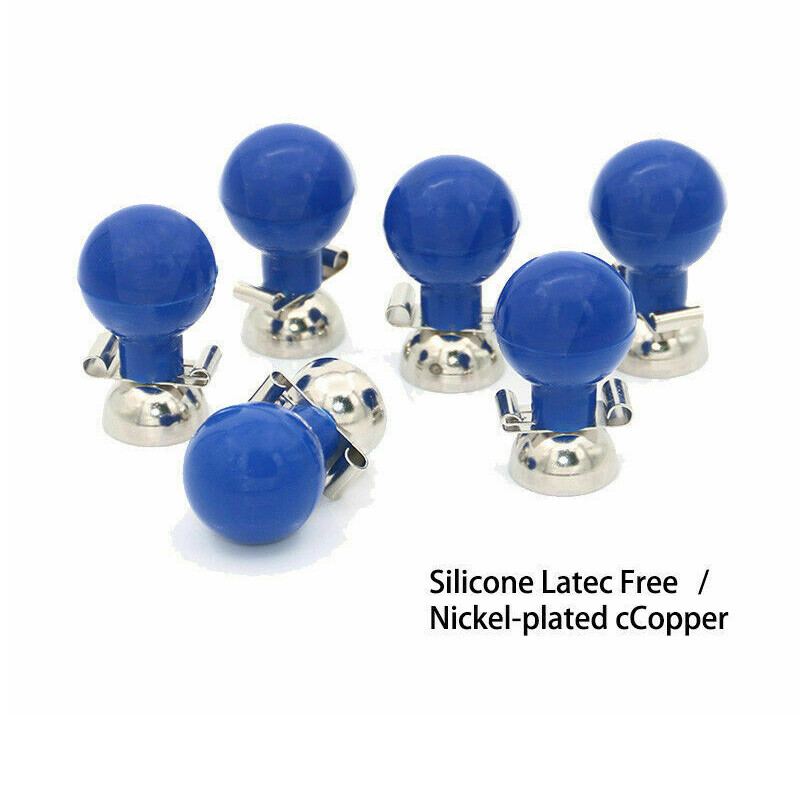 6Pcs/set Adult Ecg Machine Suction Ball Chest Electrode Fits for Ecg ...