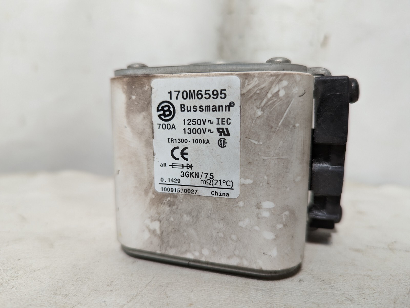 Bussmann 170M6595 fuse-link, 700A, 1250VAC, 3GKN/75 | eBay
