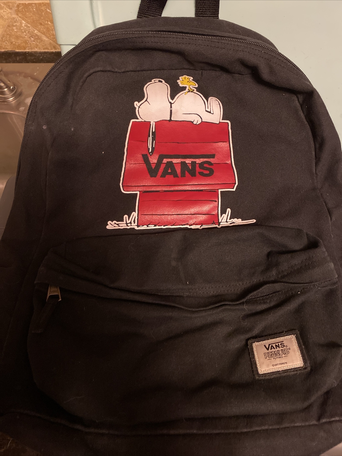 Rare VANS Snoopy Backpack, Peanuts 2017, Sk8 Old Skoo… - Gem