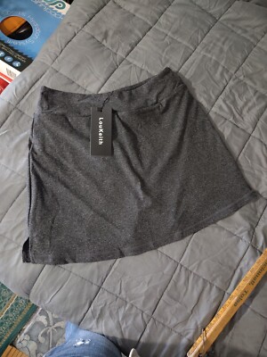 New Lou Keith Skort M Golf Skirt W Under Shorts Women’s Dark Grey ...