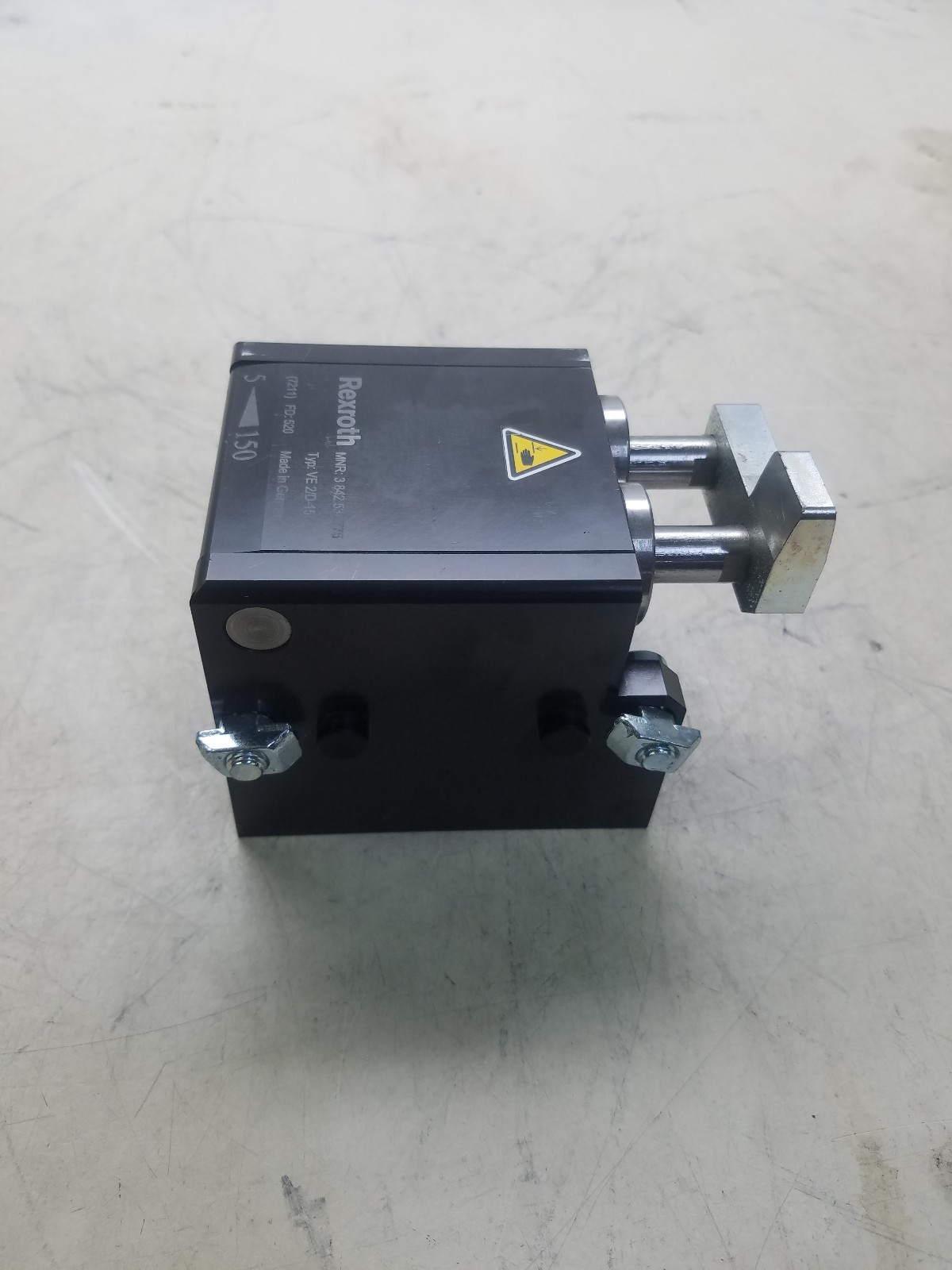 Rexroth 3 842 536 775 Dampened Pneumatic Stop Gate, VE 2/D-150 | eBay