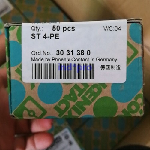 50PCS/Box New ST4-PE Ground Terminal Blocks 3031380 | eBay
