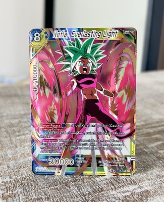 Dragon Ball Super Card Game Kefla Everlasting Light Promo P-185 PR Holo ...