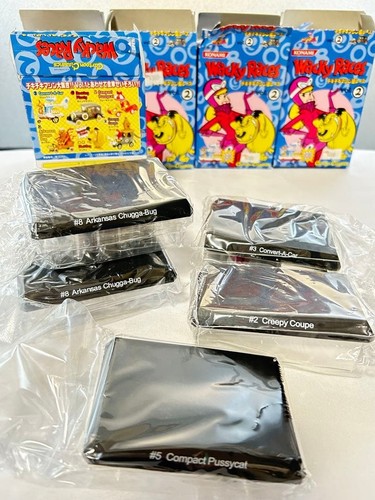 Konami Wacky Races Figure Set 1-9 Hanna-Barbera Chiki Chiki Machine ...