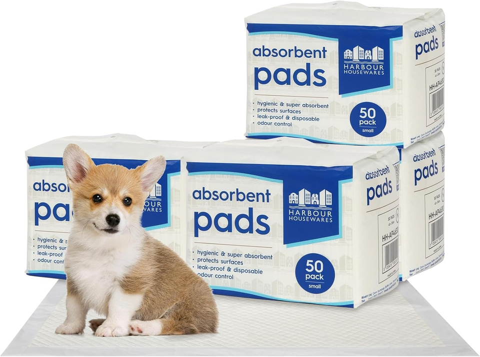 Disposable Puppy Pads - 32.5Cm X 45Cm - 150X Small Absorbent Puppy ...