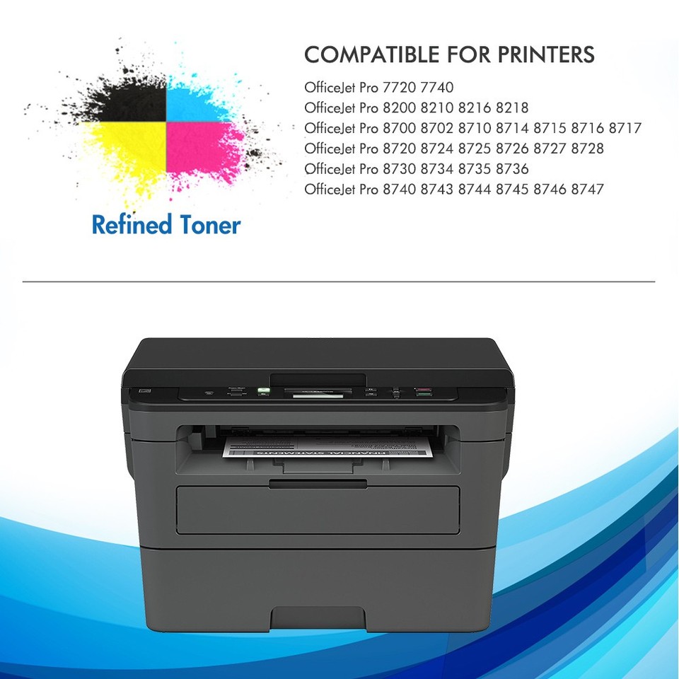 952XL Ink Cartridge For HP OfficeJet Pro 7720 7740 8216 8702 8710 8715 ...