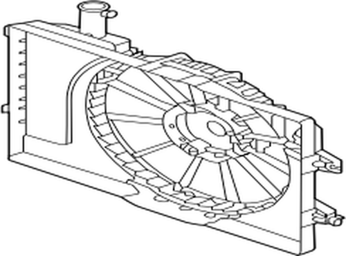 25350F2000 Hyundai Shroudradiator 25350F2000, New Genuine OEM Part | eBay
