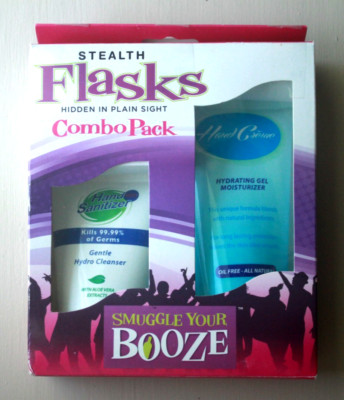 Smuggle Your Booze Stealth Flask - 7 oz with Bonus 4.5 oz Tube | eBay