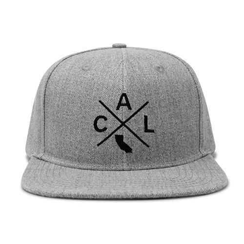California Cal Hat for Men Women – Snapback Trucker Baseball Cap (Grey ...