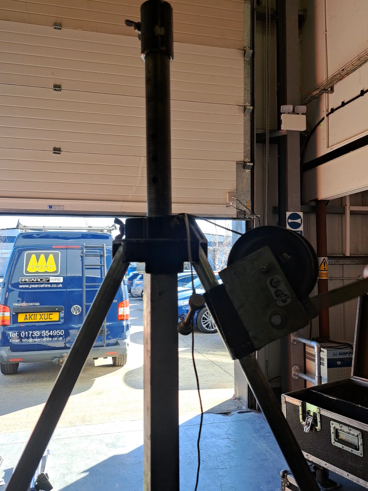 2 Powerdrive Wind Up Stands c/w Flightcase | eBay UK