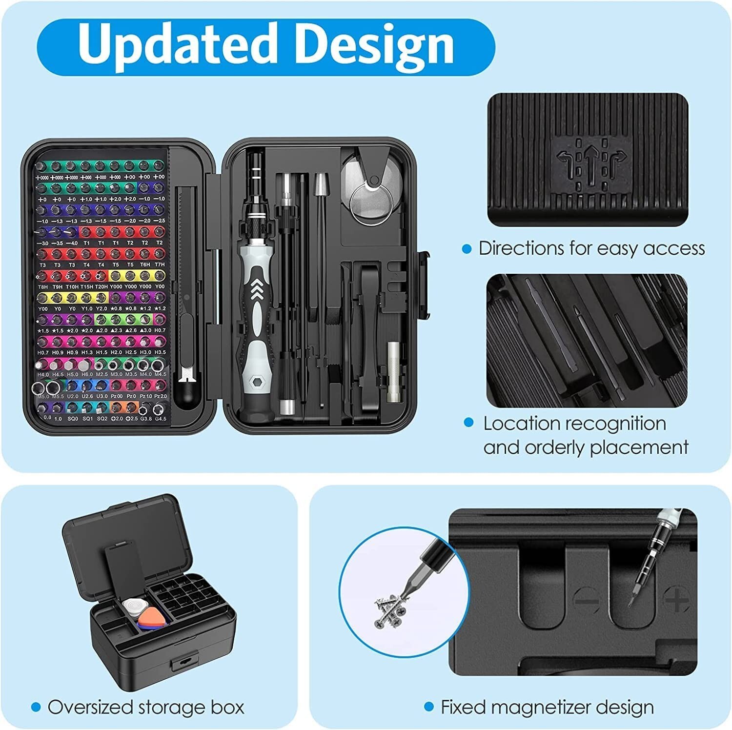 132 in 1 Precision Screwdriver Set Torx Computer PC Phone Watch Repair ...