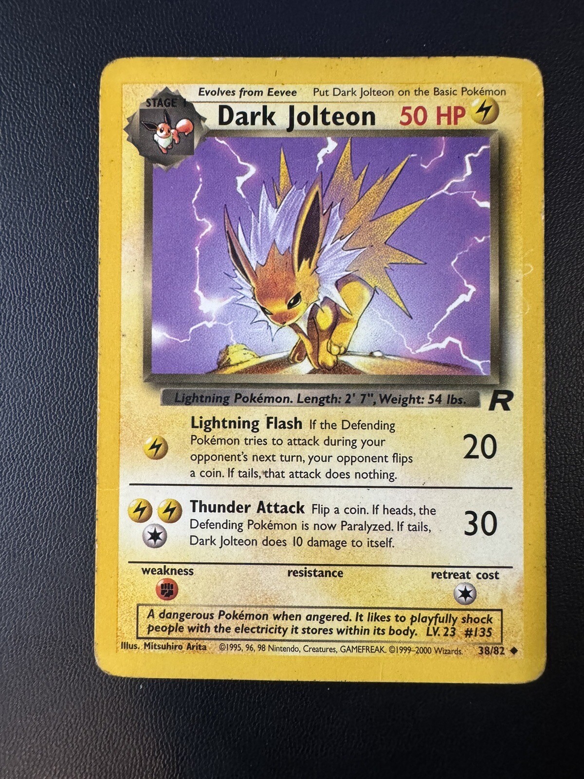 Pokémon TCG Dark Jolteon Team Rocket 38 Regular Unlimited Uncommon | eBay