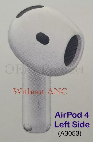 Original Apple AirPods 4 Wireless Earbuds Left Side (Without ANC ...