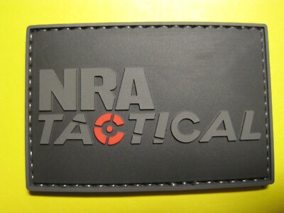 NRA MORALE PATCH TACTICAL PVC HOOK BACK SUBDUED | eBay