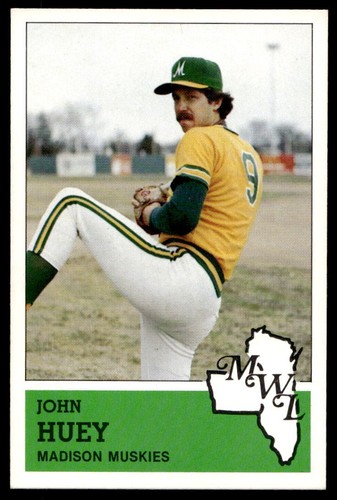 1983 Fritsch Madison Muskies 26 John Huey Baseball Card | eBay