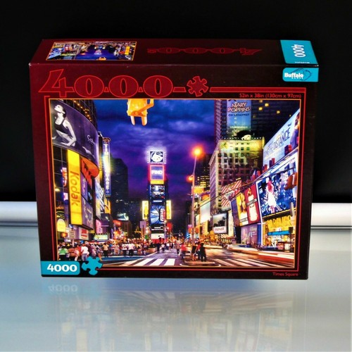 Times Square Puzzle 4000 pc With Poster Discontinued Buffalo Games ...