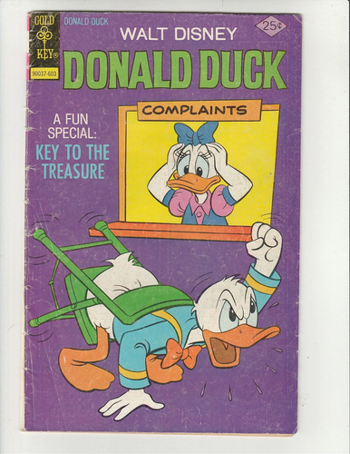 Donald Duck Gold Key #169 1976 (3.5) VERY GOOD– (VG-) Key to the ...