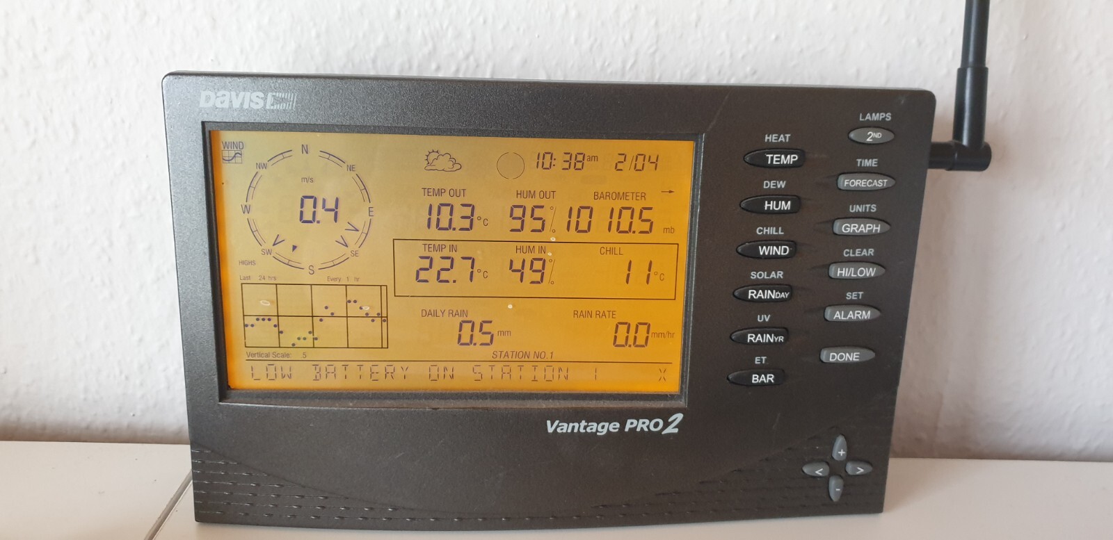 Davis Vantage Pro2 Wireless Console Receiver - Gray (6312) | eBay