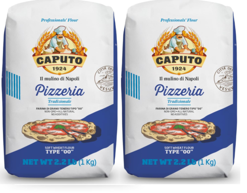 Antimo Caputo Pizzeria 00 Flour (Blue) 2.2 LB - Pack 35.2 Ounce (Pack ...