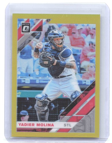 2019 Donruss Optic #147 Yadier Molina Gold #/10 | eBay