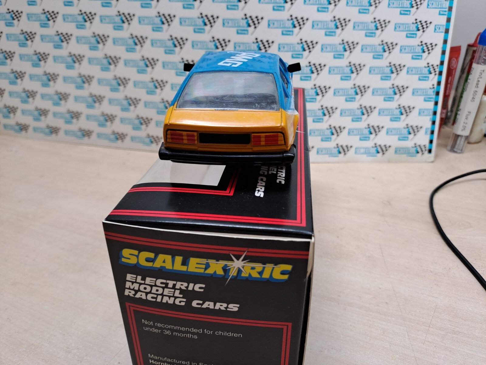 Scalextric C280 Rover 3500 SD1 PMG Used Complete Serviced New rear ...