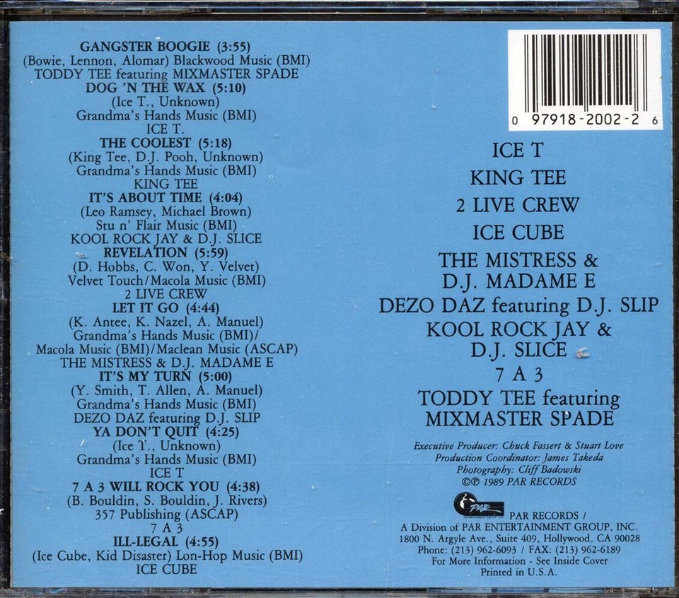 CD Ice-T, Toddy Tee, 2 Live Crew, Etc. - Prime Kuts Volume 2 | eBay
