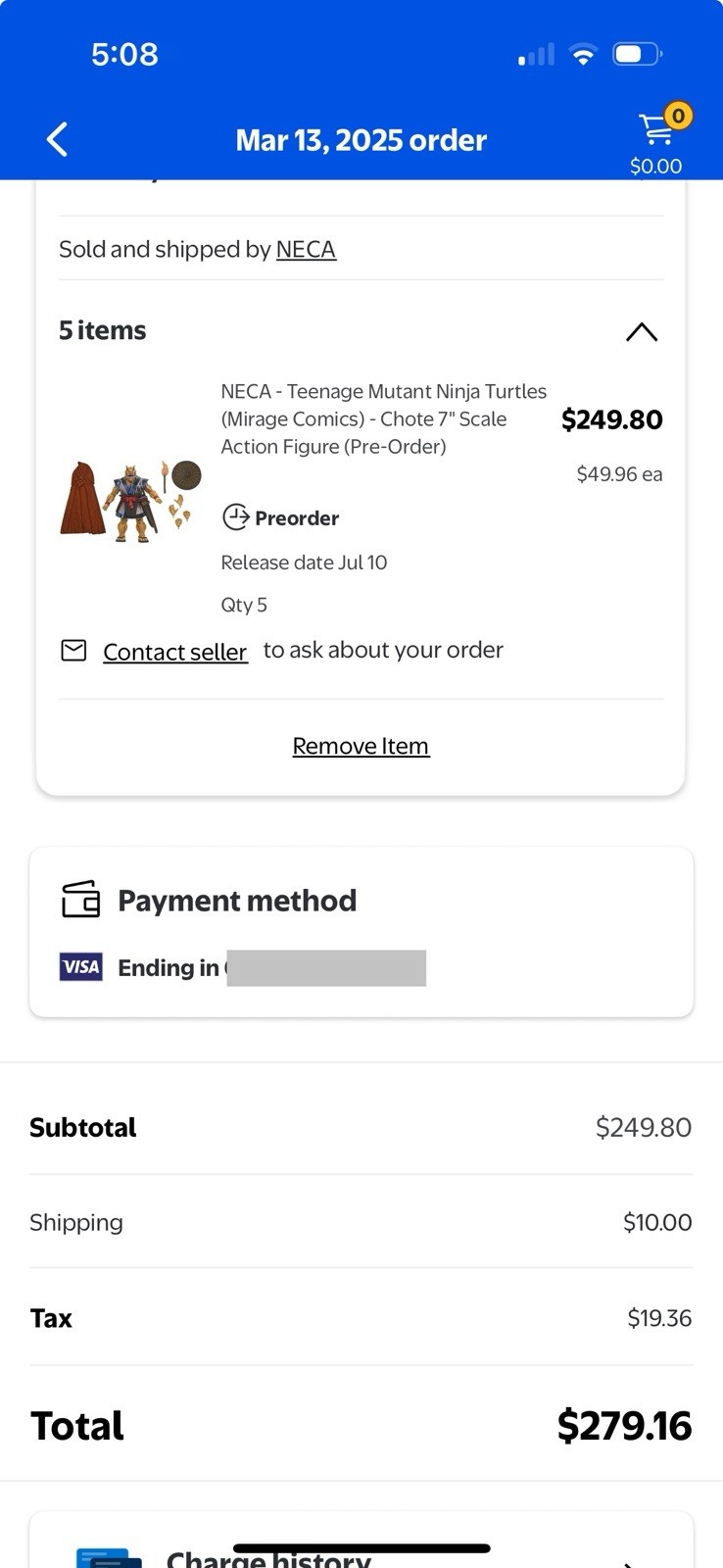 Teenage Mutant Ninja Turtles Mirage Comics Chote 7" Action Figure ...