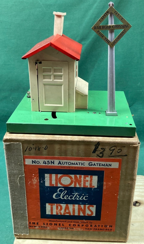 Lionel Pre-War Standard O No. 45N Automatic Gateman w/ Original Box ...