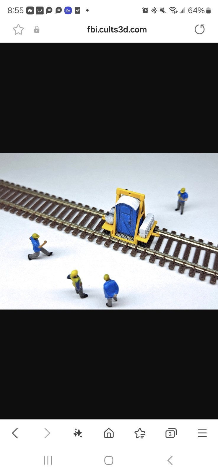 Ho Scale Porta Jon Mow 2 Pack Undecorated Kit 3d Printed | eBay