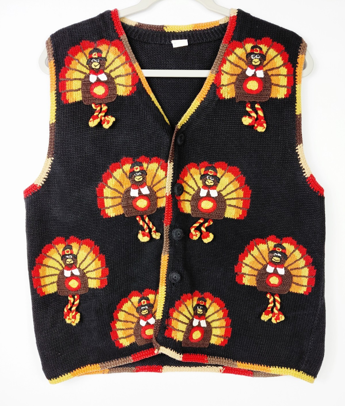 Vintage Bellepoint Fall Turkey Thanksgiving Knit Swea… - Gem