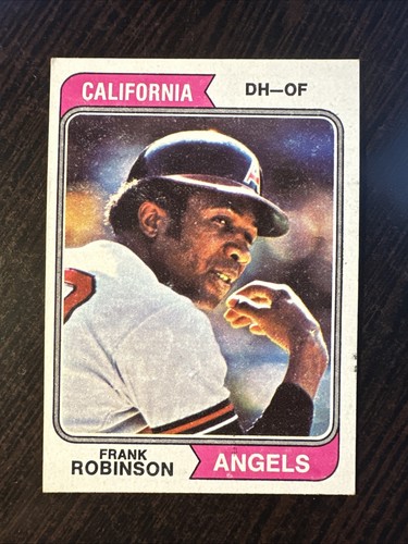 1974 TOPPS #55 FRANK ROBINSON CALIFORNIA ANGELS EX-MT *Hot Corner ...