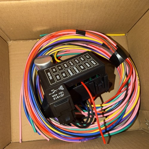 14 Circuit Universal Wiring Harness Fit for Street Muscle Car Hot Rod ...