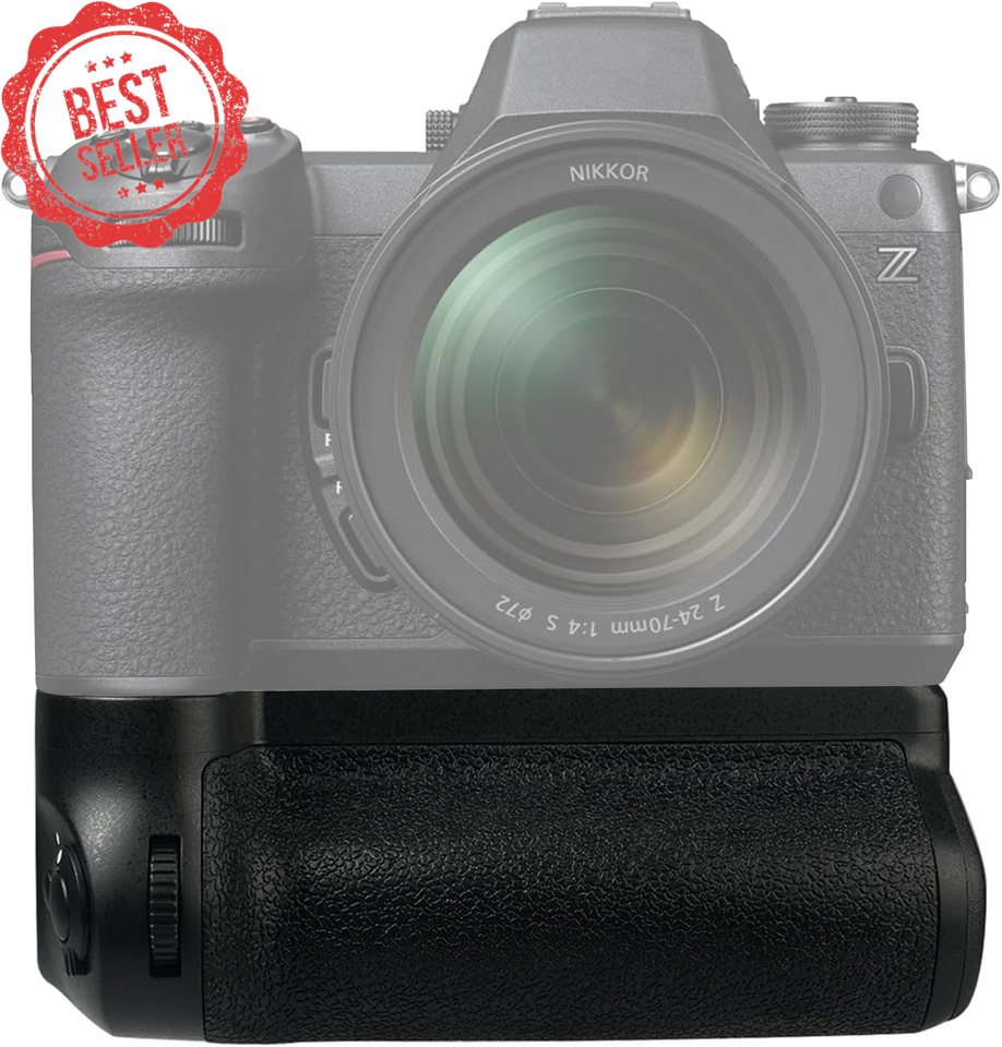 MB-N14 Battery Grip for Nikon Z6III Z5II w/ Dual EN-EL15 Support ...