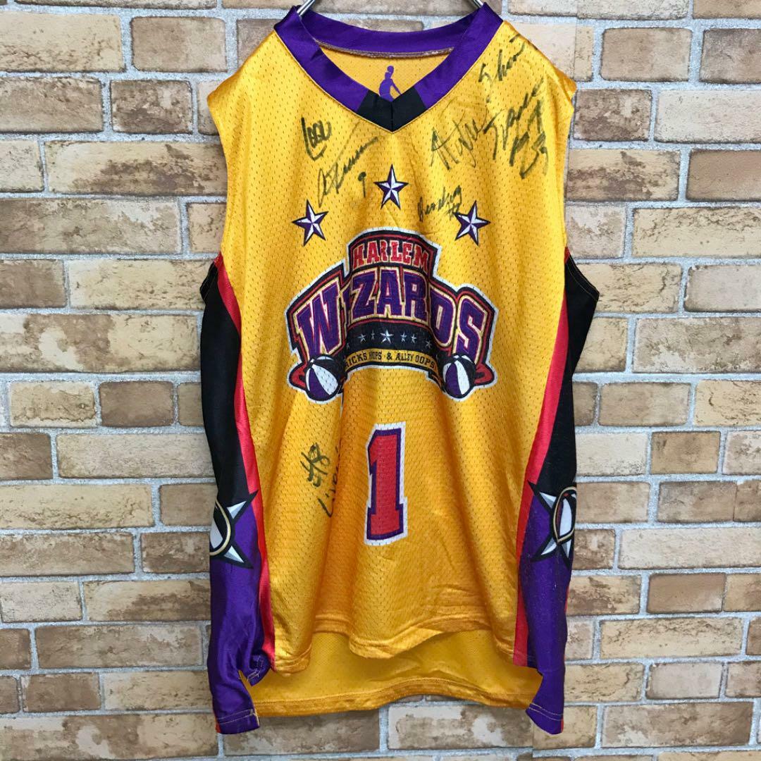 HARLEM WIZARDS Basketball tank Rui Hachimura team autographed autograph ...