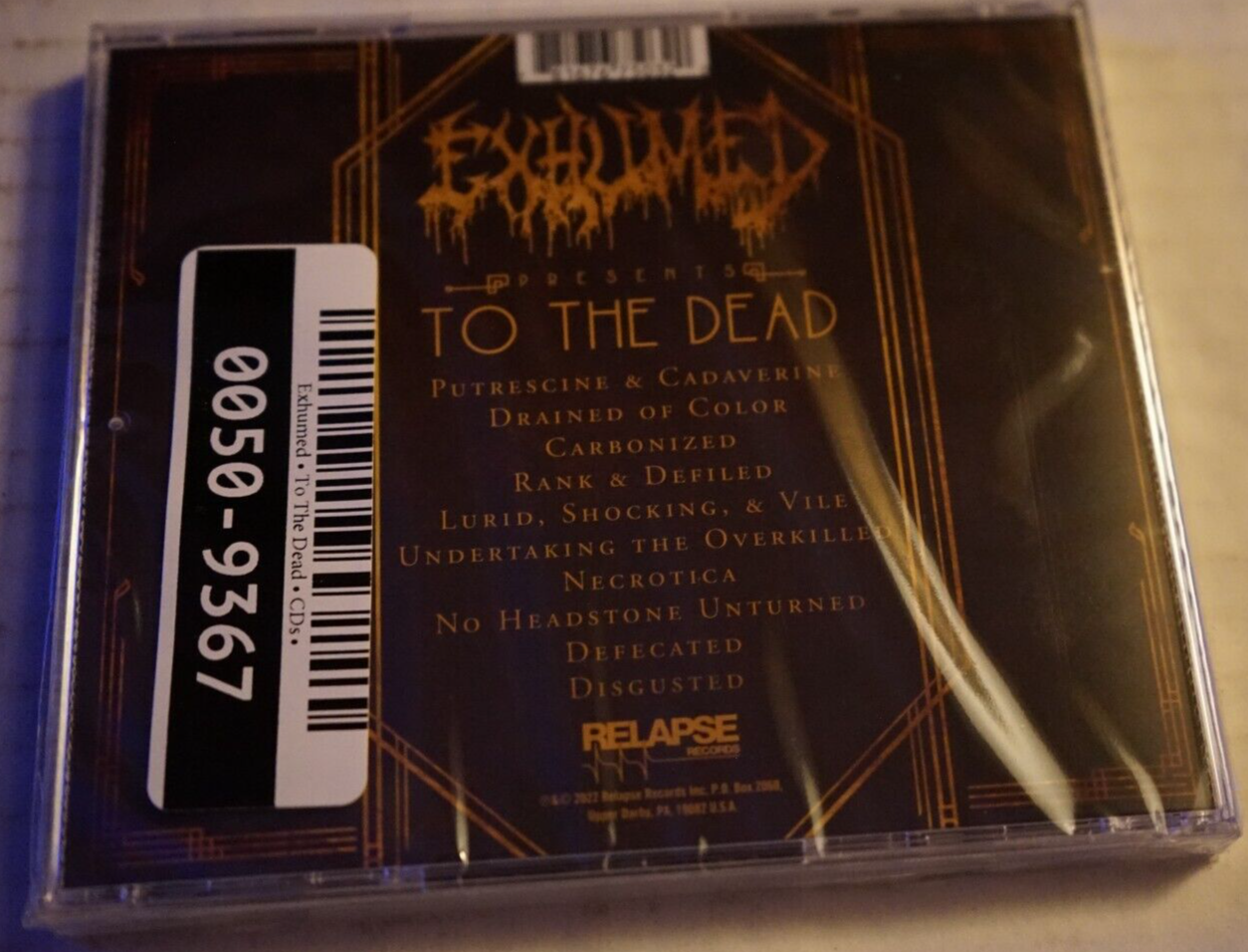 To the Dead by Exhumed (CD, 2022) for sale online | eBay
