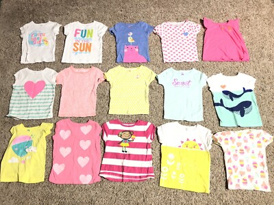 Girls-Size 4T-Shirts Carter's (Lot of 15) | eBay