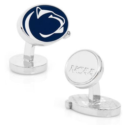 PENN STATE Nittany Lions PSU Palladium CUFFLINKS New in NCAA Gift Box ...