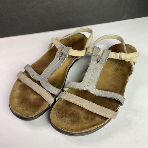 Naot Judith Sandals Womens Size 7 38 Casual Strap Beige/Grey | eBay
