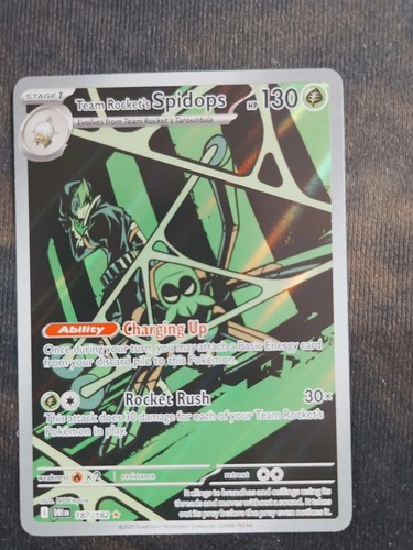 Team Rocket's Spidops English EN IR 187/182 Destined Rivals - IN HAND ...