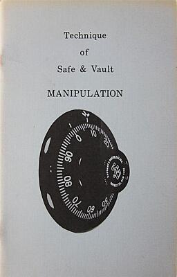 1978 TECHNIQUE OF SAFE & VAULT MANIPULATION LOCK COMBINATIONS DIAGRAMS ...