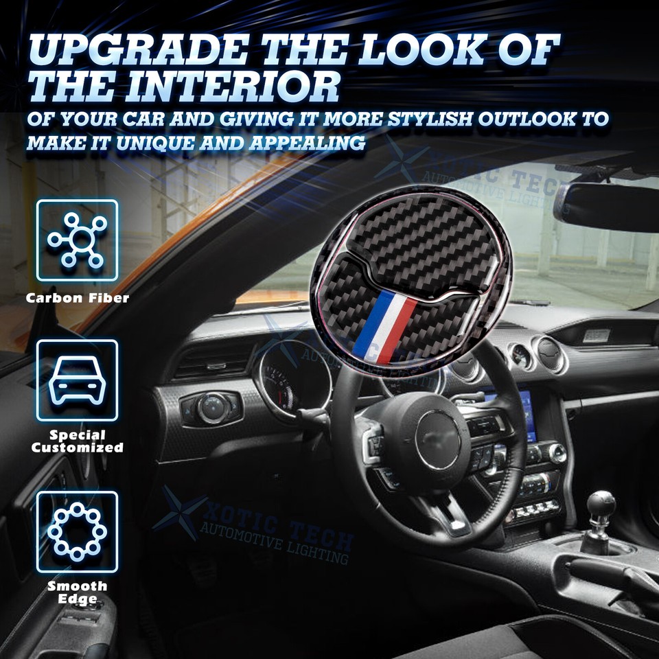 Center Air Vent Touch Screen Passenger Dash Cover Kit For Ford Mustang ...