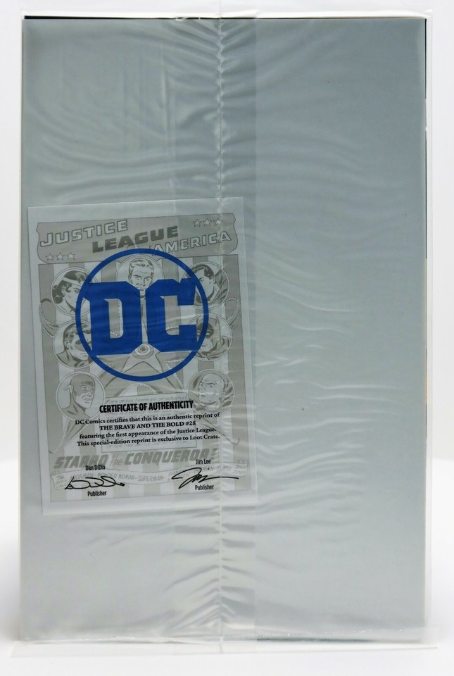 DC Loot Crate JUSTICE LEAGUE OF AMERICA Brave and the Bold Issue 28 ...