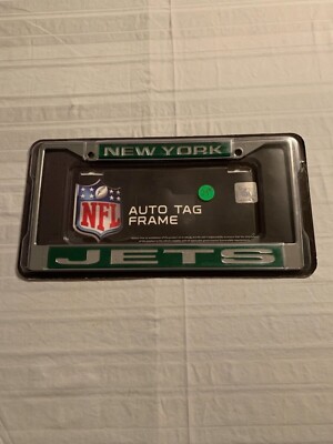 New York Jets NFL Laser Cut License Plate Frame RICO | eBay