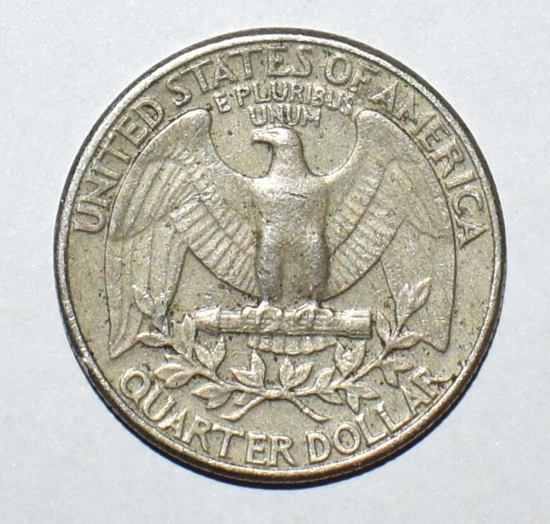 1982 D Quarter Multi Error Mint Mark, Rim, Broad Strike Collar Letters ...