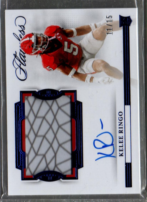2023 Flawless Collegiate Sapphire #164 Kelee Ringo Auto Jersey /15 | eBay