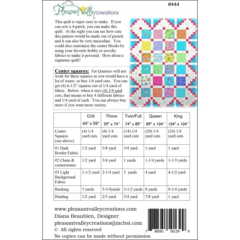 SIMPLY COOL Quilt Pattern by Pleasant Valley Creations ~ Finishes in 5 ...