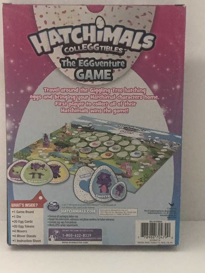 Hatchimals Colleggtibles - The Eggventure Board Game | eBay