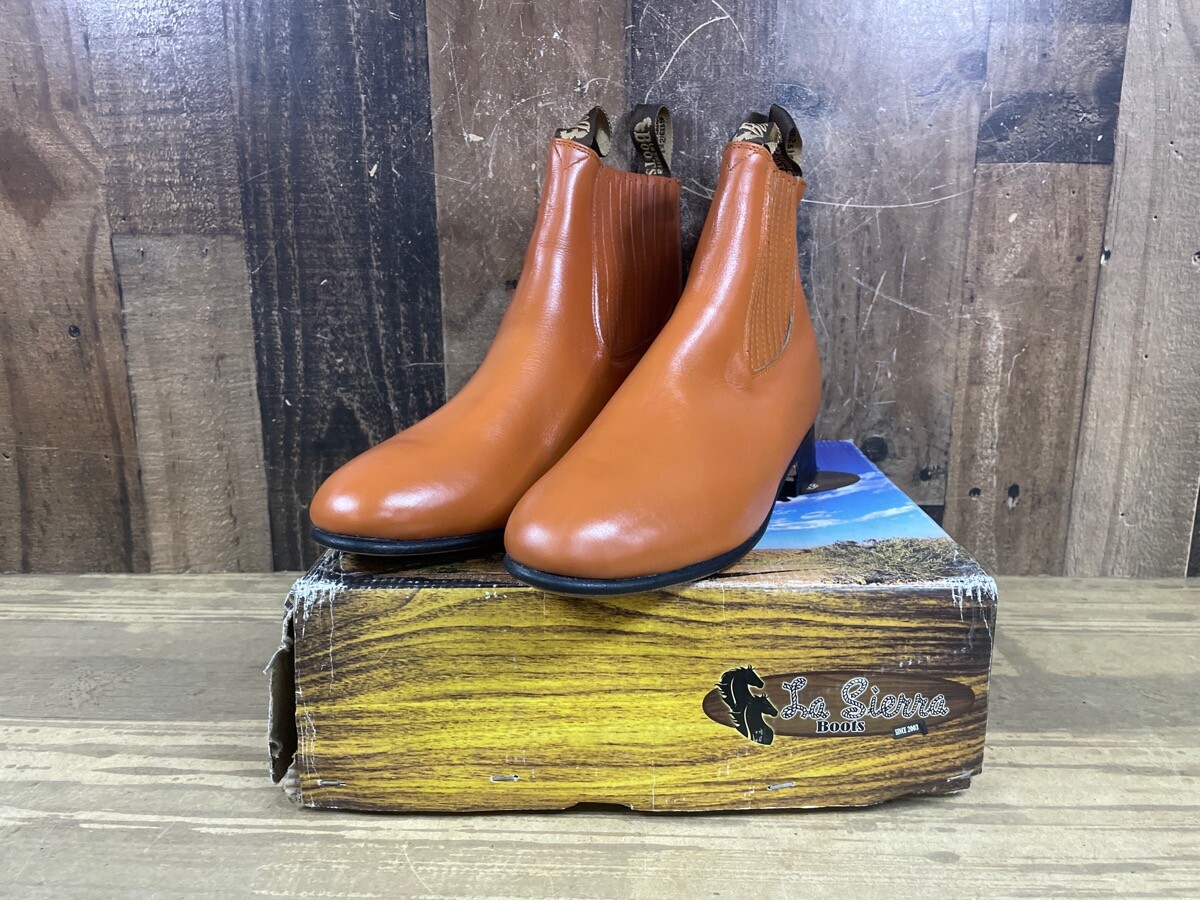 LA SIERRA ESTILO 310 NUBUCK COWBOY BOOTS SIZE 12 WITH… - Gem